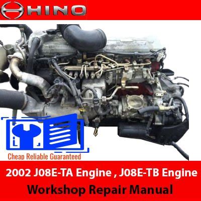 Hino J08E VB J08E VC Engines Workshop Repair Manual