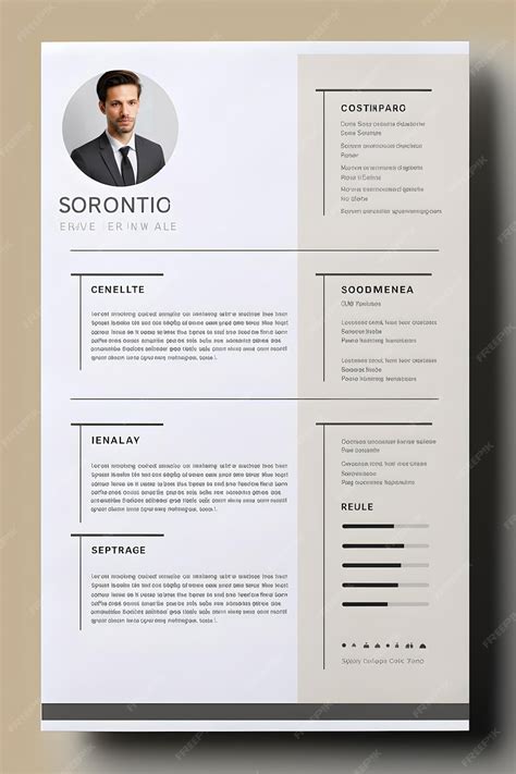 Premium Photo Professional And Wellstructured Job Candidates Cv Template Displayed Against Premium Photo Professional And Wellstructured Job Candidates Cv Template Displayed Against