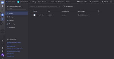 Работа с файлами через yandex object storage в spring boot Хабр