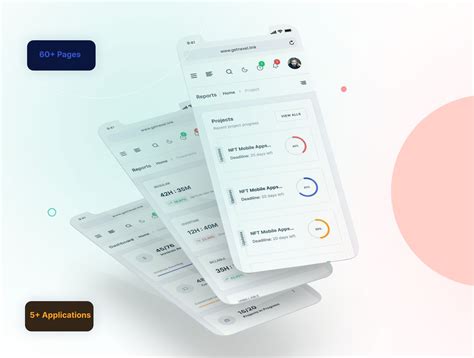 Nexel Crm Admin Dashboard Uikit Crm Templates Mobile App Design
