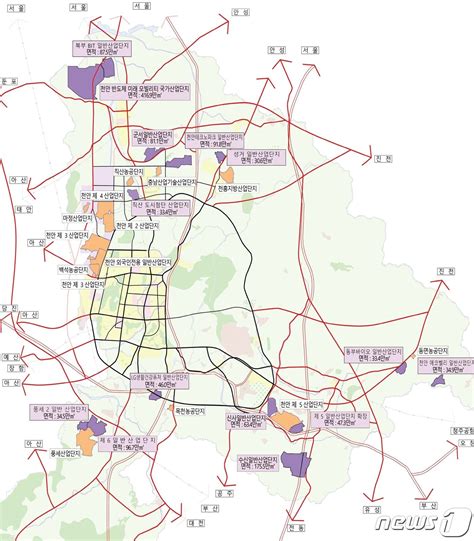 천안 미래 산업지도 바뀐다2028년까지 15개 산단 조성 뉴스1 천안 미래 산업지도 바뀐다2028년까지 15개 산단 조성 뉴스1