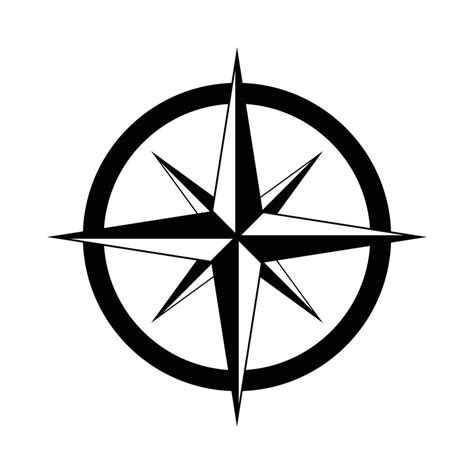 Vintage Retro Compass For Camping Can Be Used Like Emblem Logo Badge Label Mark Poster Or