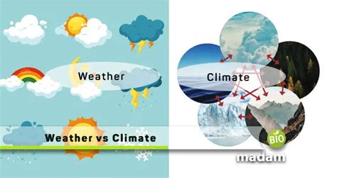 difference between weather and climate biomadam