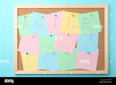 Word AGILE On Task Board Stock Photo Alamy