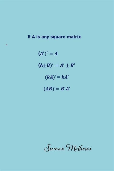 Take 30 Minutes To Get Started With Matrices Mathematics Class 12