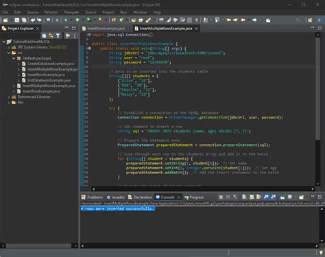 Java Mysql Insert Rows Step By Step Examples