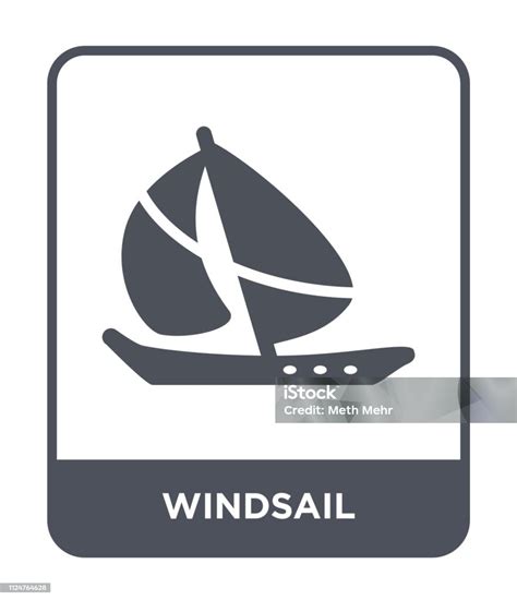 흰색 바탕에 Windsail 아이콘 벡터 Windsail 유행 가득 항해 컬렉션에서 아이콘 0명에 대한 스톡 벡터 아트 및 기타 이미지 Istock