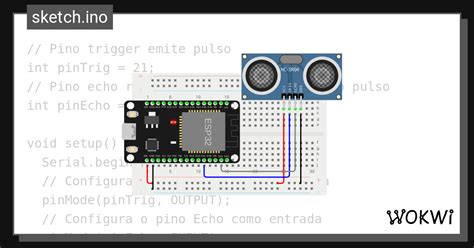 08sensordistancia Wokwi Esp32 Stm32 Arduino Simulator