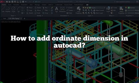 How To Add Ordinate Dimension In Autocad Caddikt