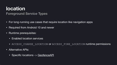 Guide To Foreground Services On Android Speaker Deck