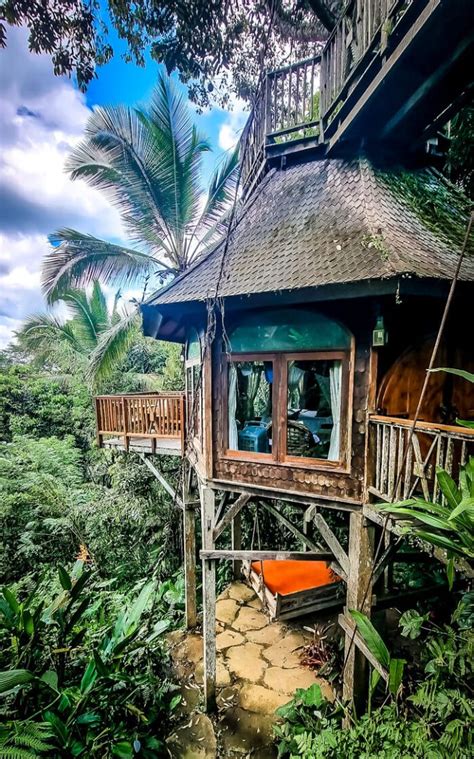 Dreamy Bali Treehouse Accommodation Near Ubud Sebatu Sanctuary