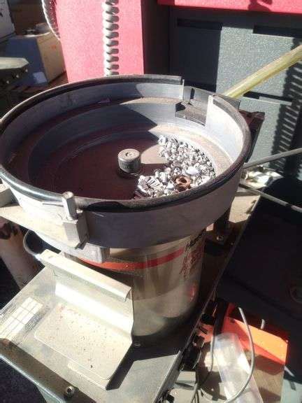 412 Fastener Insertion System Manuafactured Haeger Modular Autofeed System On Metal Cart