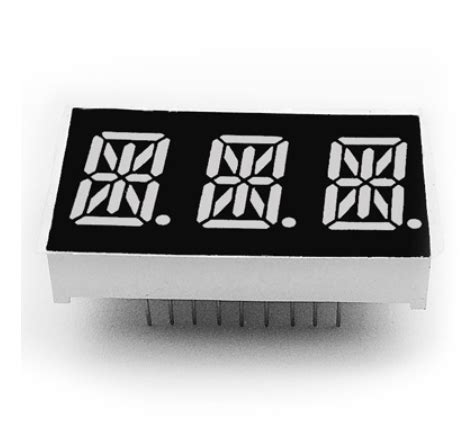 Inch Digit Red Color Segment Alphanumeric Led Display