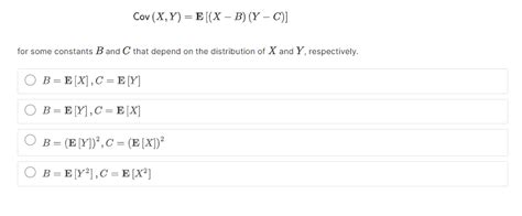 Solved Review Variance And Covariance Of Random Variables 2