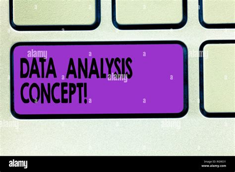 Word Writing Text Data Analysis Process Business Concept For The Procedures Or Techniques In