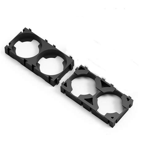 ขั้วต่อแบตเตอรี่ลิเธียม 18650 ช่องสำหรับยึด 2 ช่อง 18650 Battery Holder 2p จำนวน 2 ตัว Ecc