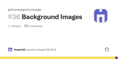background images · gethomepage homepage · discussion 36 · github