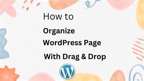 How To Organize Or Reorder Wordpress Pages With Drag And Drop Md Saleh Ahmed Pablu Posted On The