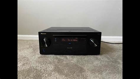 How To Factory Reset Pioneer Elite Vsx 53 72 Hdmi Home Theater Surround Receiver Youtube