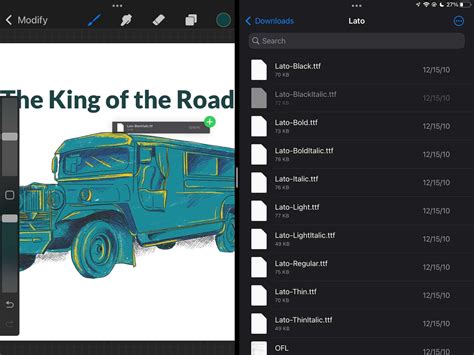 How To Add Fonts To Procreate 🖌️ Urses