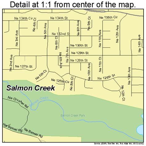 Salmon Creek Map At Annie Ettinger Blog