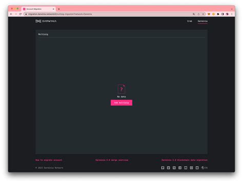 Migrate Multisig Account Darwinia Network Documentation