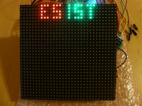 32x32 Rgb Led Matrix Panel Dcf77 Leds And Multiplexing Arduino Forum