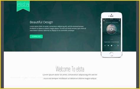 Mobile App HTML Template Free Of Mobile App Website Templates Designs Free