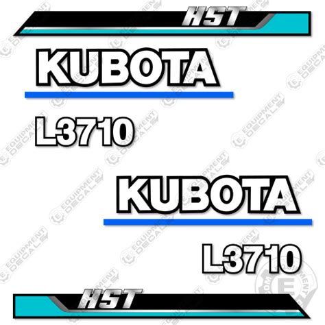 Fits Kubota L3710 Decal Kit Utility Tractor Hst Version Kba 3710 Hst