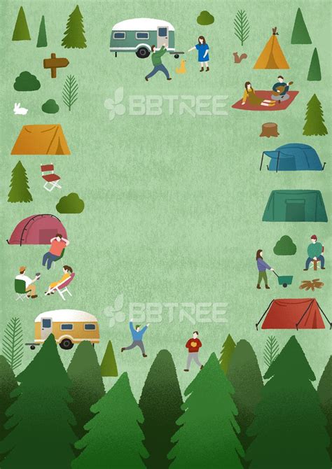 일러스트사람실외달력즐거움남자여자어른어린이가을캠핑캠핑장연날리기가로등파라솔캠핑카텐트간이의자피크닉돗자리장작장작불벤치바비큐낙엽11월