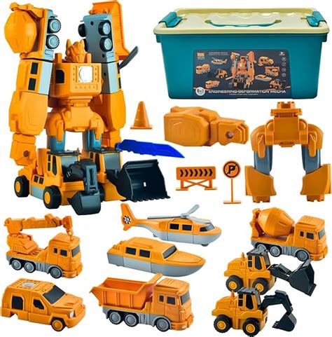 Constructo Modular Transforming Toy Set With Storage Box