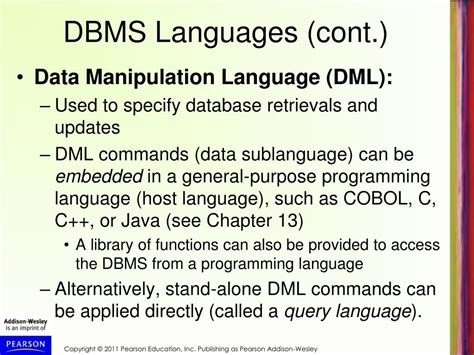 Ppt Dbms Languages Powerpoint Presentation Free Download Id2632613