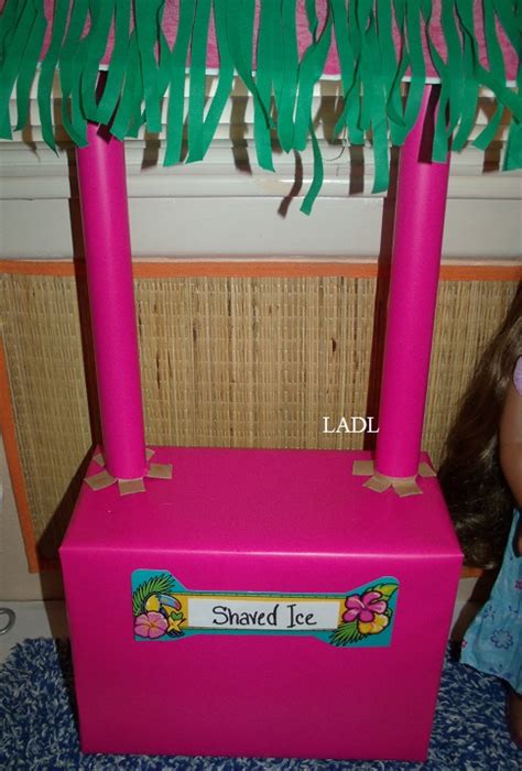 Living A Doll S Life REVIEW Kanani S Shaved Ice Stand DIY Version