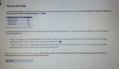 solved exercise 12 23 algo consider the following sample