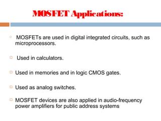 Mosfet PPT
