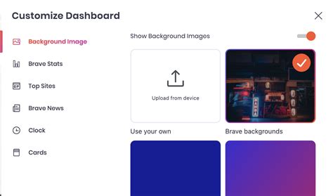 Unable To Toggle `off` For `refresh On Every New Tab` In The Dashboard