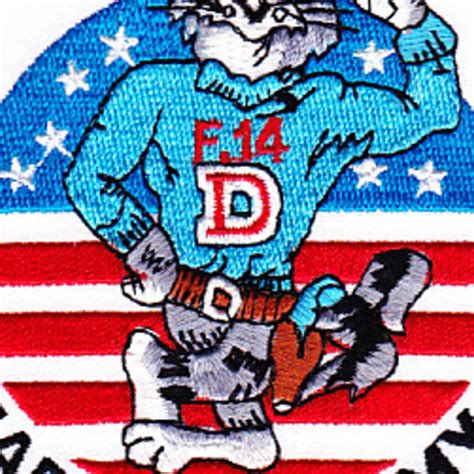F 14d Tomcat Patch Go Ahead Make My Day Squadron Patches Navy Patches Popular Patch