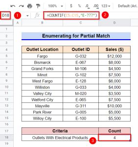 How To Use Countif Function In Google Sheets Examples