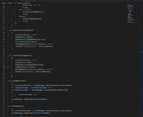 object reference error only occurring on one scene ask gamedev tv