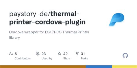 Github Paystory Dethermal Printer Cordova Plugin Cordova Wrapper