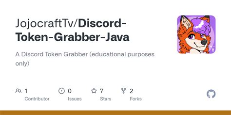 Github Jojocrafttv Discord Token Grabber Java A Discord Token Grabber Educational Purposes Only