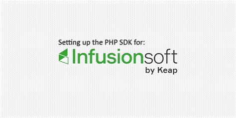 Using Keaps Aka Infusionsoft Php Sdk 2021 — Terresquall Blog
