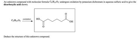 Solved An Unknown Compound With Molecular Formula C6h10o2