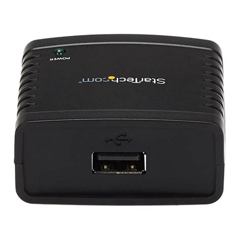 StarTech Ethernet To USB Network Print Server LN PM U SCAN UK