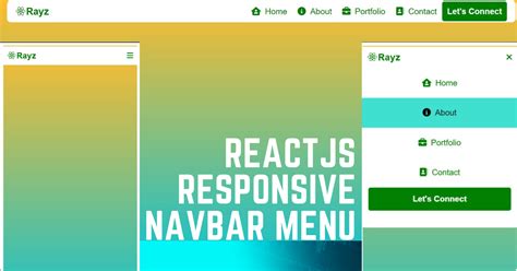 Reactjs Responsive Navbar Menu Codesandbox