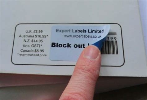 Block Out Labels Expert Labels