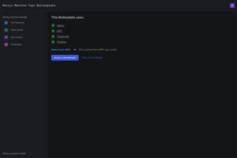 nextjs trpc mantine boilerplate