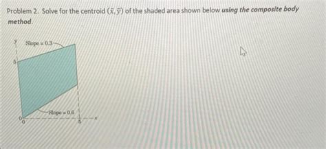 Solved Problem Solve for the centroid xˉ yˉ of the Chegg