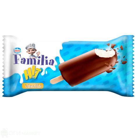 Сладолед Hit ванилия 50гр