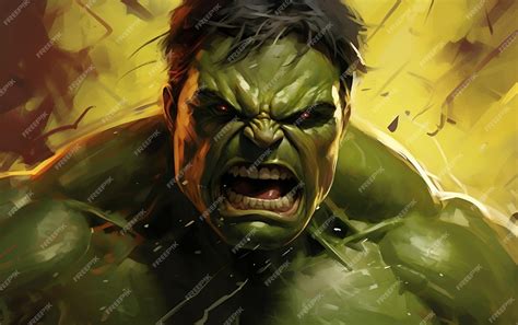 Premium Ai Image Raging Hulk Unleash The Fury Generative Ai